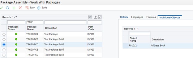 Automated Package Build in JD Edwards EnterpriseOne - DWS