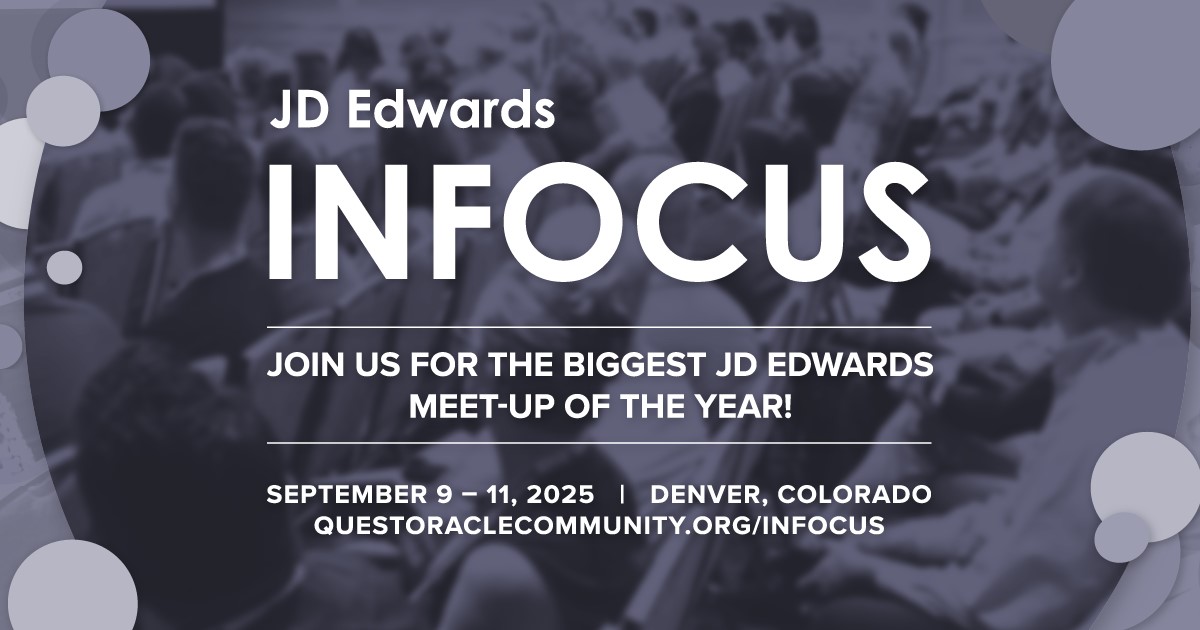 JD Edwards INFOCUS 2025